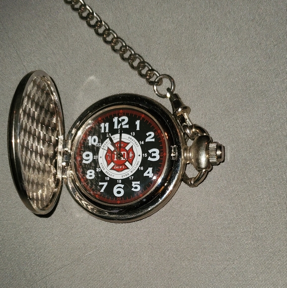 None | Accessories | Firefighter Pocket Watch | Poshmark